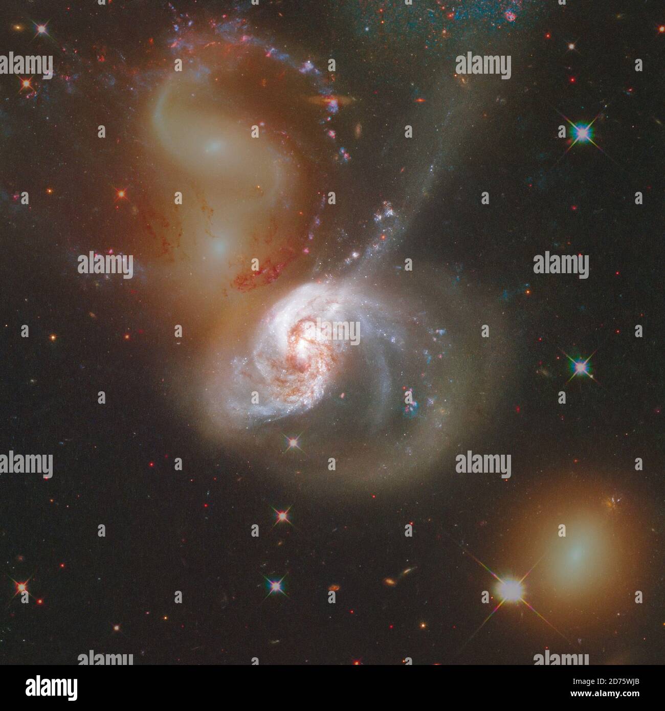 Spiral Galaxy. Elements of this image furnished by NASA Stock Photo - Alamy
