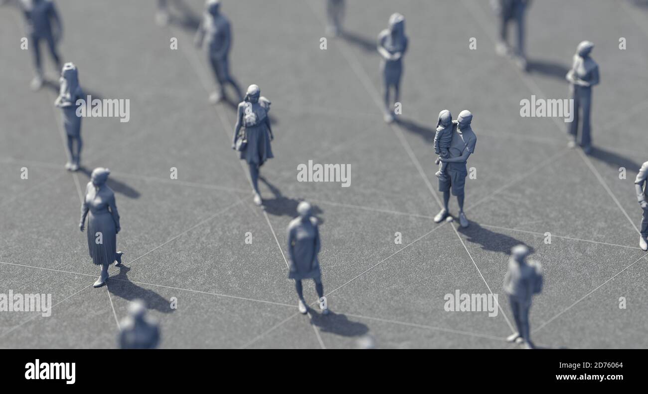 Physical distancing hi-res stock photography and images - Alamy