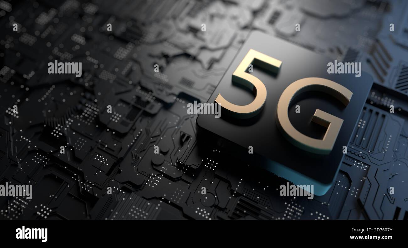 5G Wireless Mobile Communication Technology Stock Photo - Alamy
