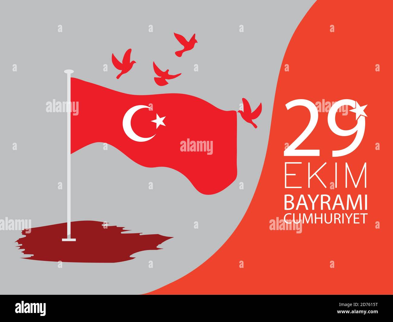 29 ekim Cumhuriyet Bayrami kutlu olsun, turkey republic day, flag ...