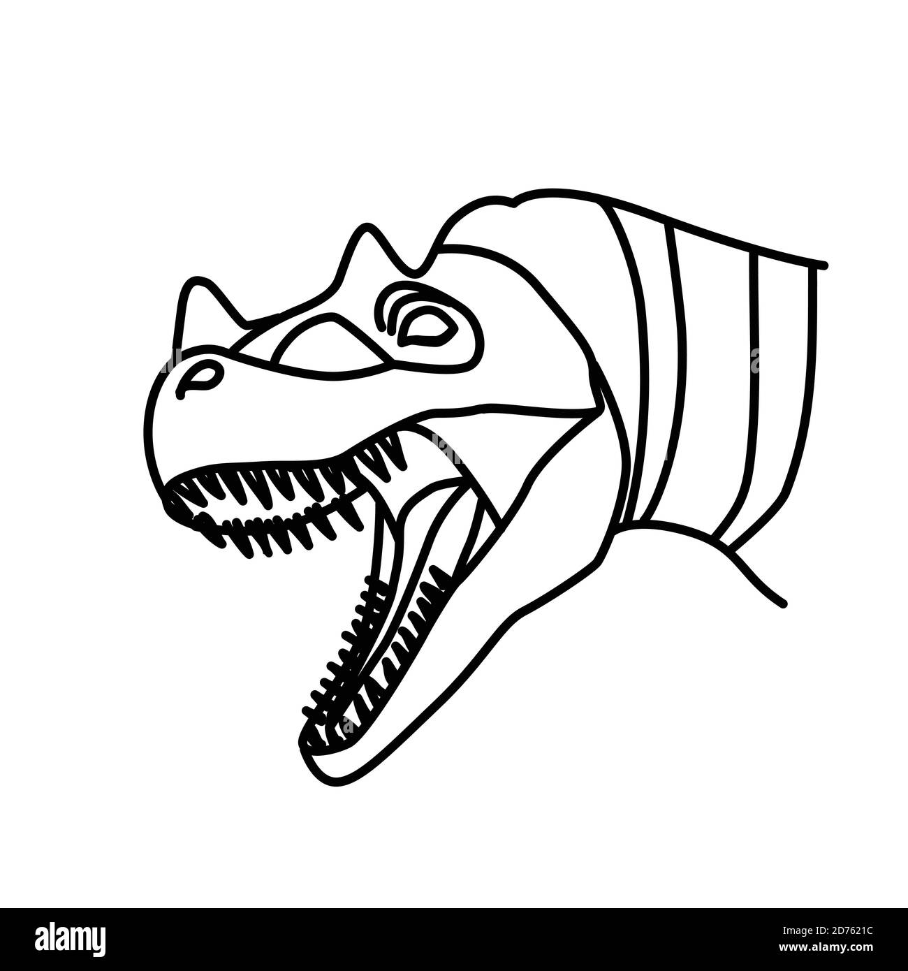 Dinosaur ceratosaurus Stock Vector Images - Alamy