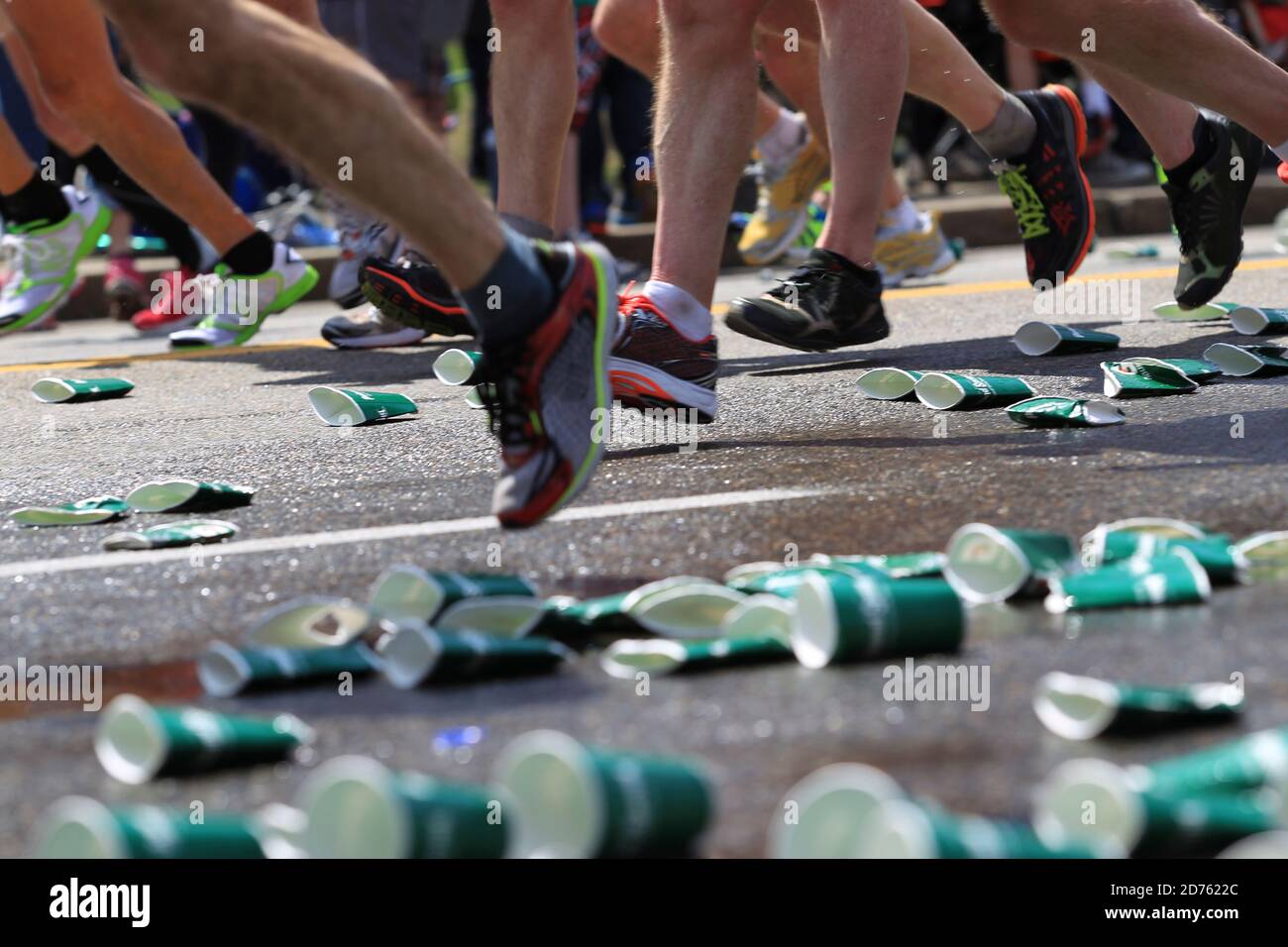Marathon Runners are running fast Stock Photo - Alamy