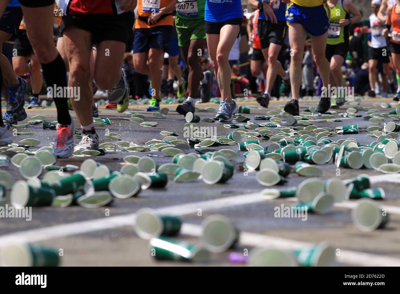 Marathon Runners are running fast Stock Photo - Alamy