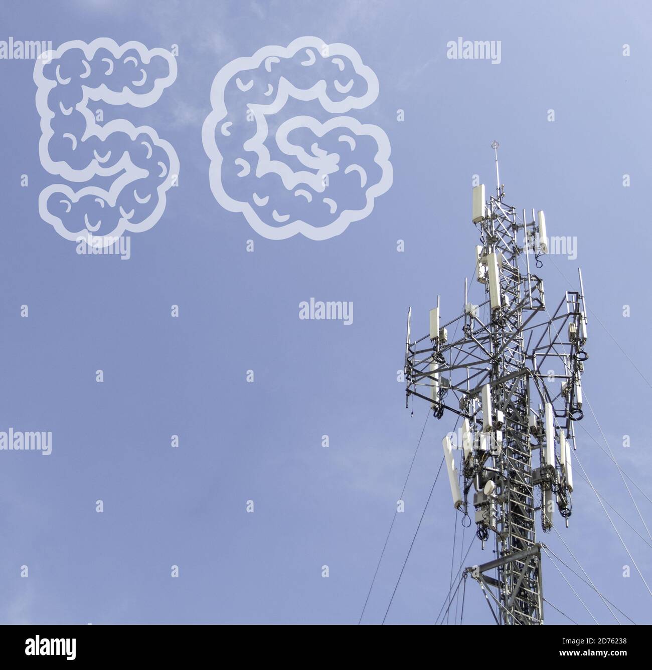 Danger 5g wave signal hi-res stock photography and images - Alamy