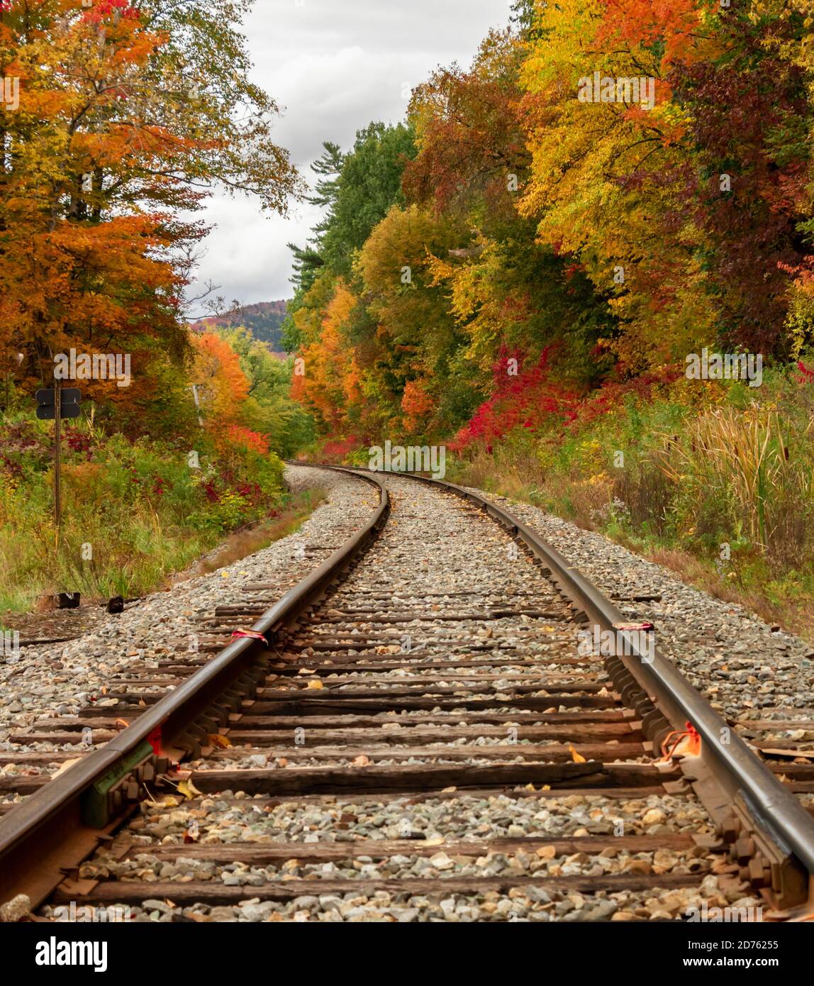 Awesome fall foliage colorful trees and scenic pathway Stock Photo - Alamy
