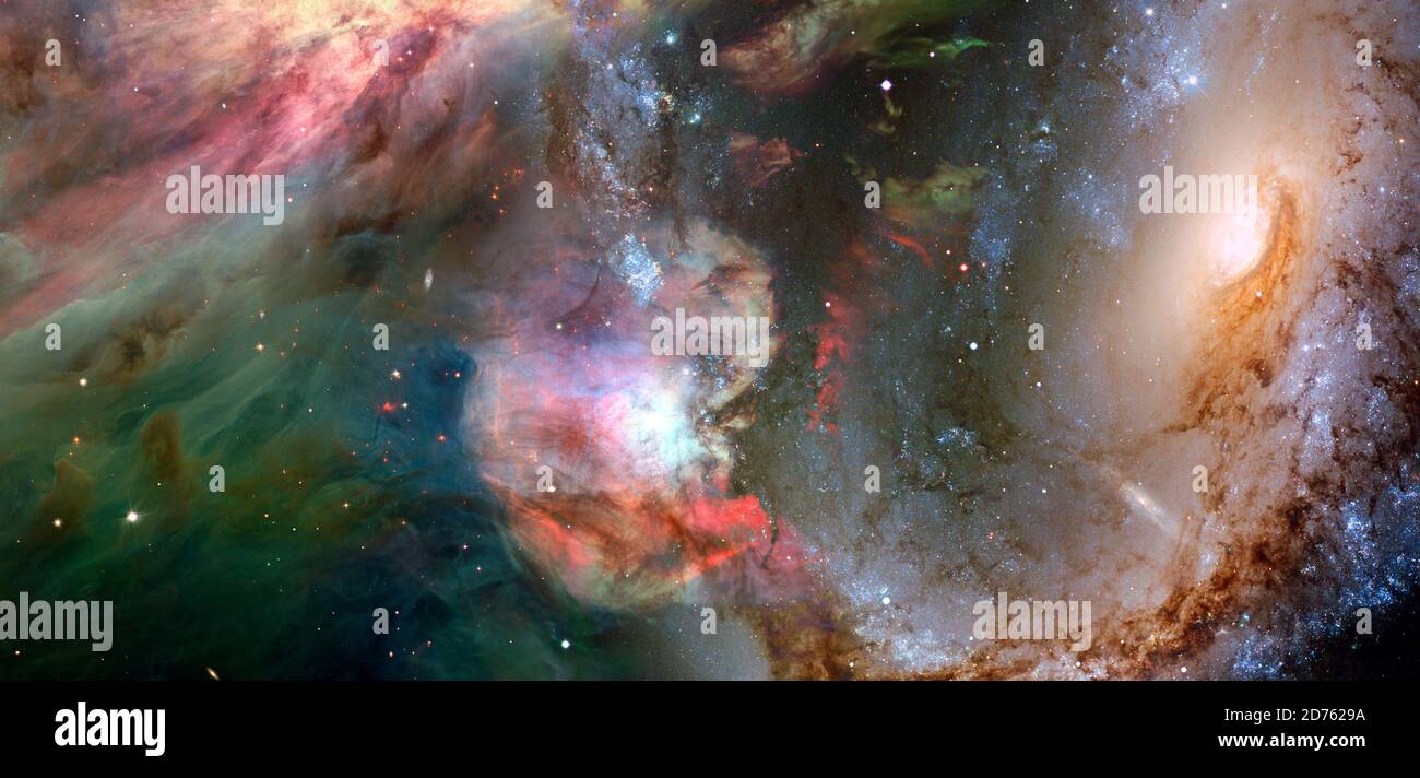 Spiral Galaxy. Elements of this image furnished by NASA Stock Photo - Alamy