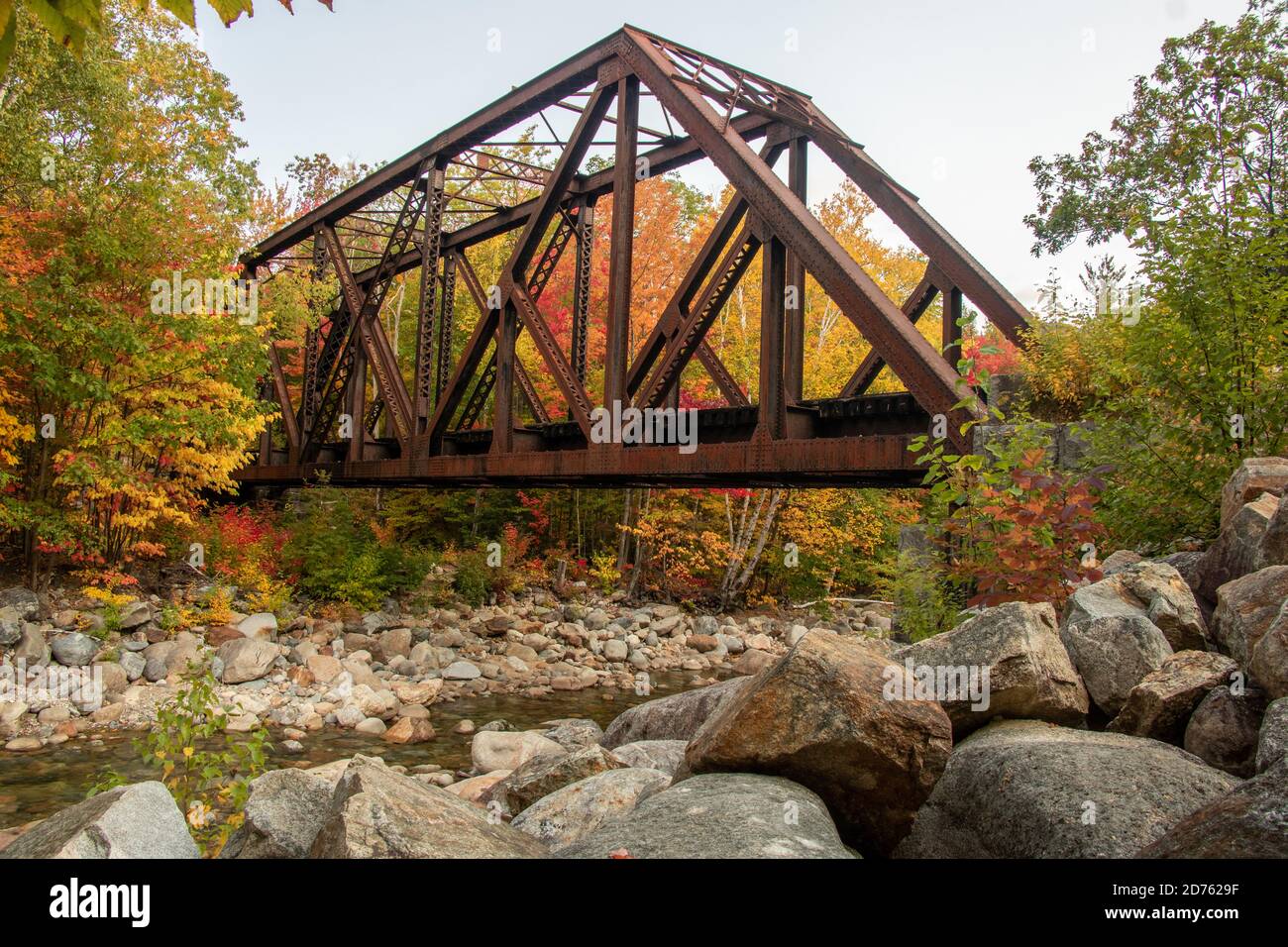 Awesome fall foliage colorful trees and scenic pathway Stock Photo - Alamy