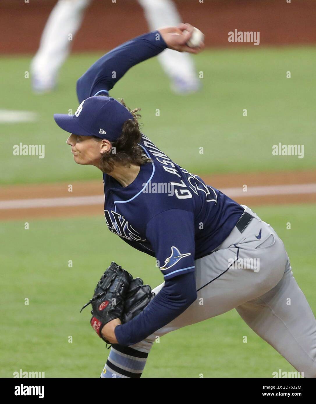 Arlington, Texas, USA. 20th October, 2020. Tyler Glasnow of the Tampa ...