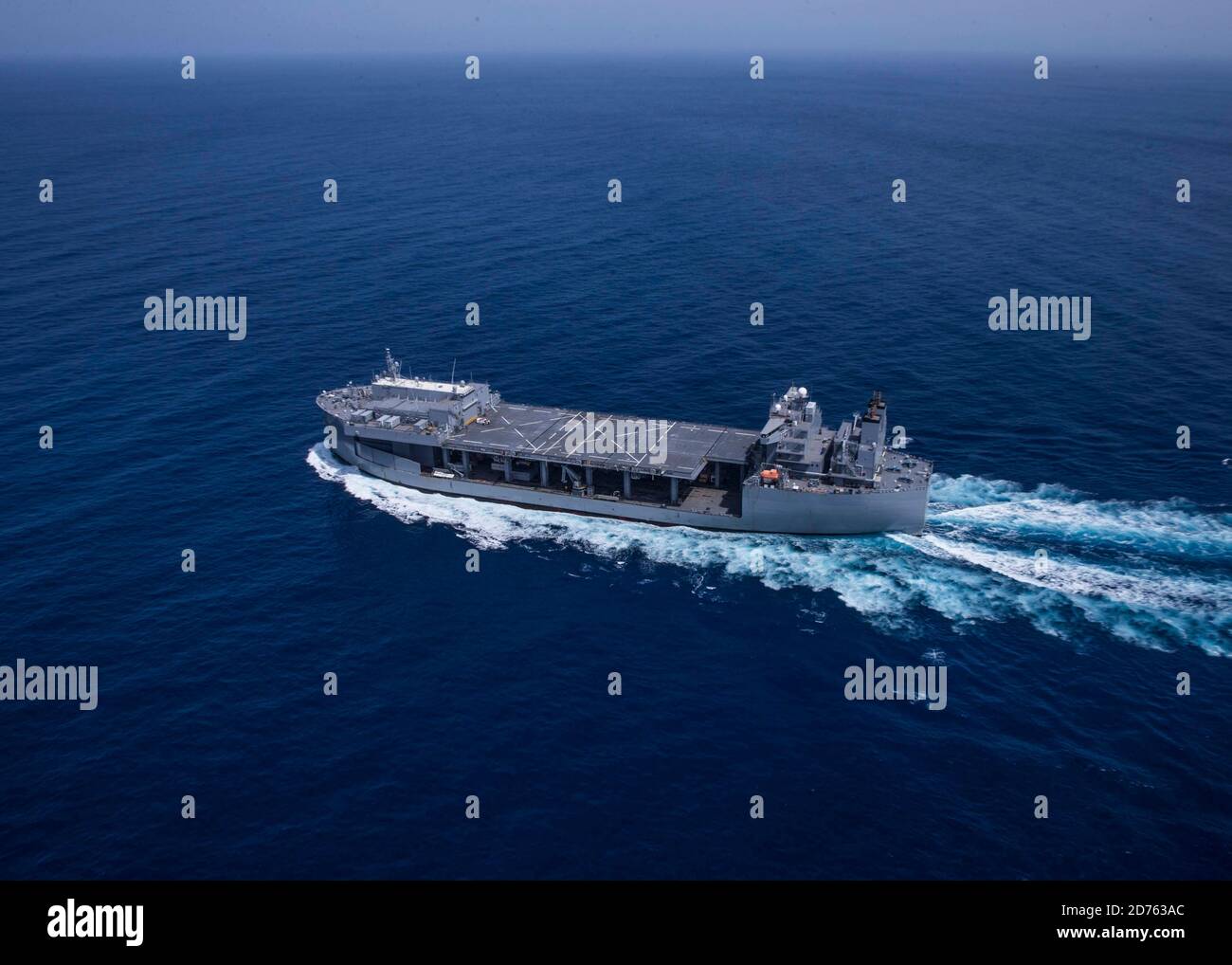 The Expeditionary Sea Base USS Hershel “Woody” Williams (ESB 4) sails ...