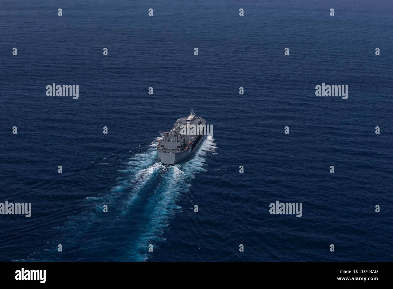 The Expeditionary Sea Base USS Hershel “Woody” Williams (ESB 4) sails ...