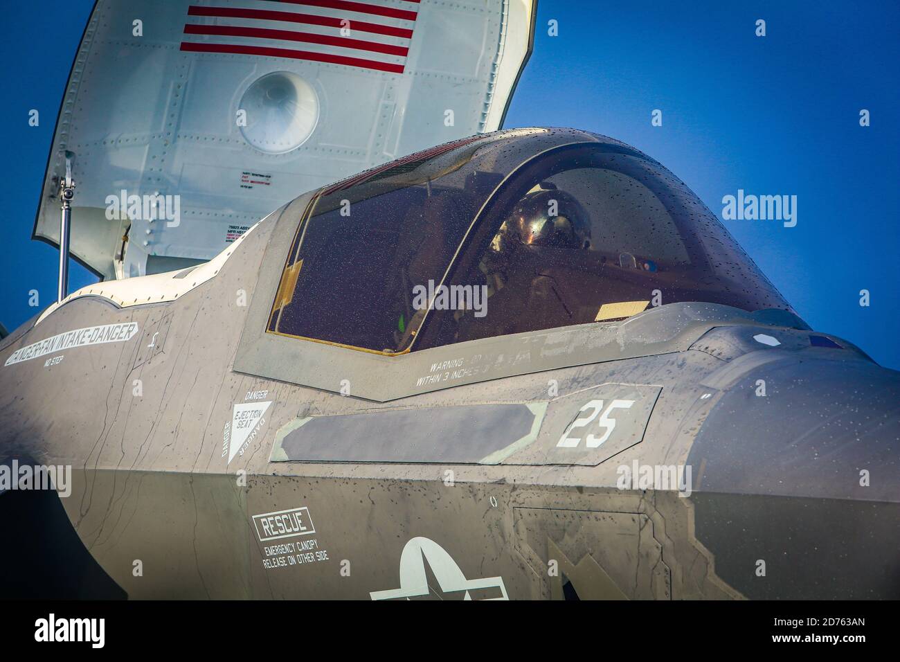 A Marine with Marine Fighter Attack Squadron (VMFA) 211 conducts pre ...