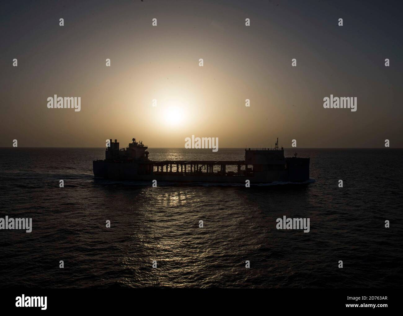 The Expeditionary Sea Base USS Hershel “Woody” Williams (ESB 4) sails ...