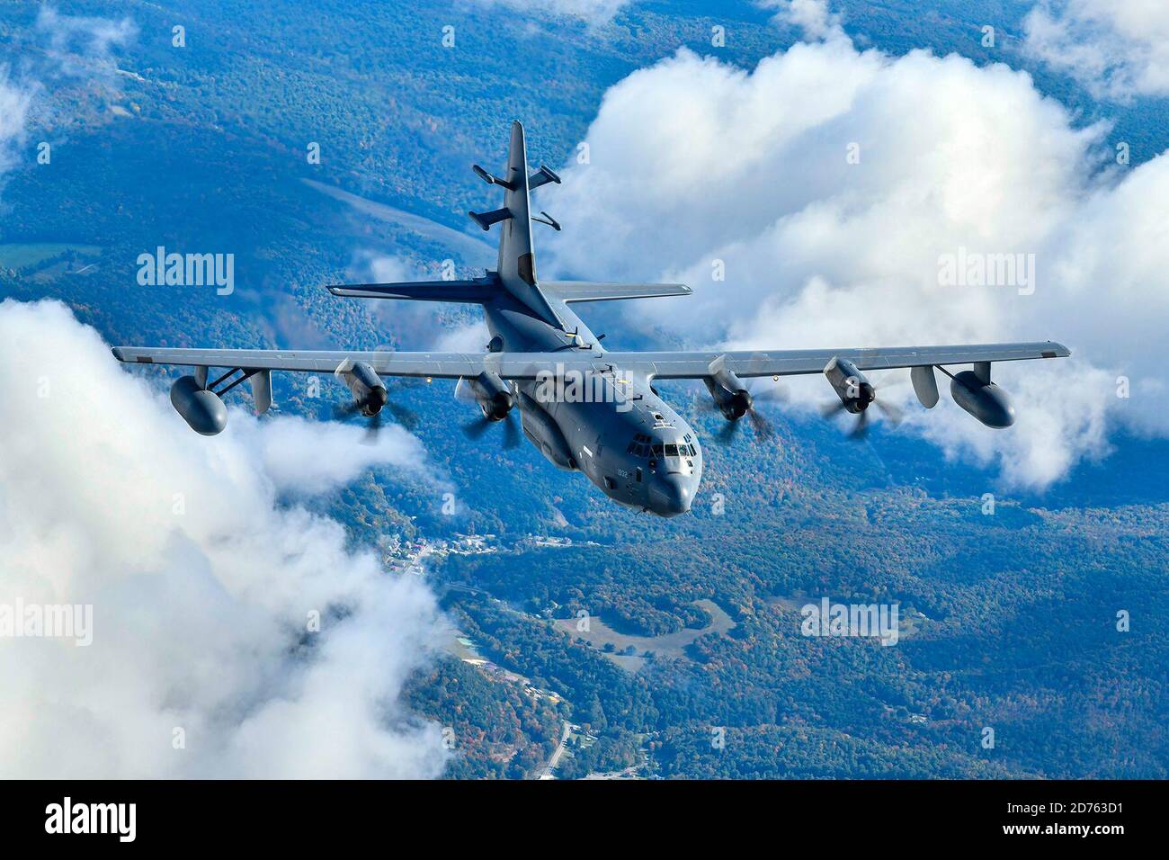 A 171st Air Refueling Squadron KC-135T on a training mission refueled ...