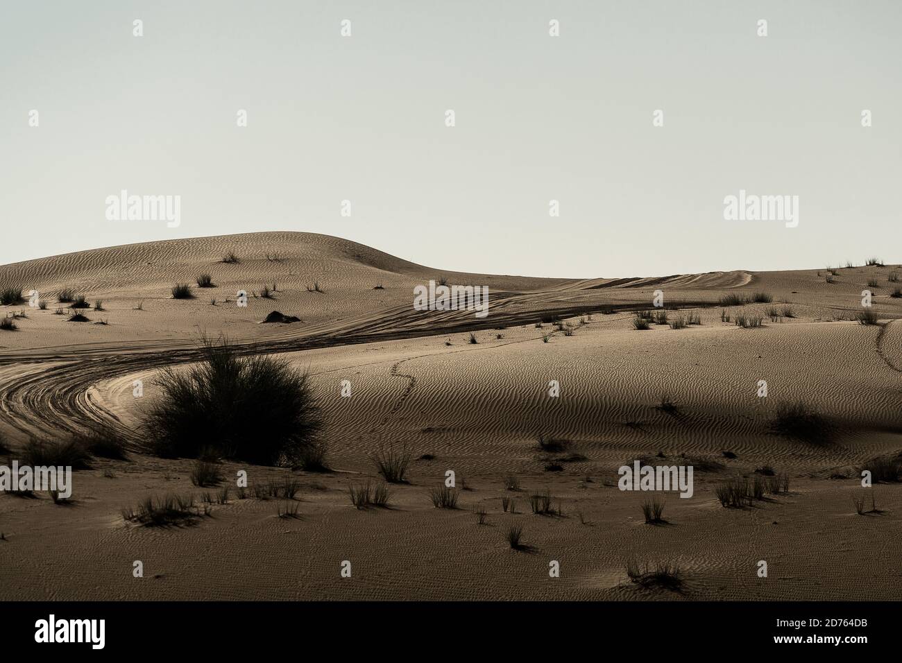 Beautiful desert landscape in Dubai Stock Photo - Alamy