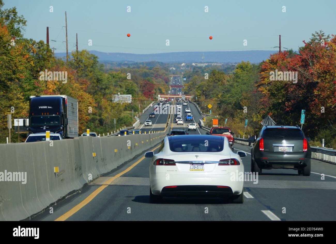 Allentown, Pennsylvania, U.S.A - October 17, 2020 - The view of the ...