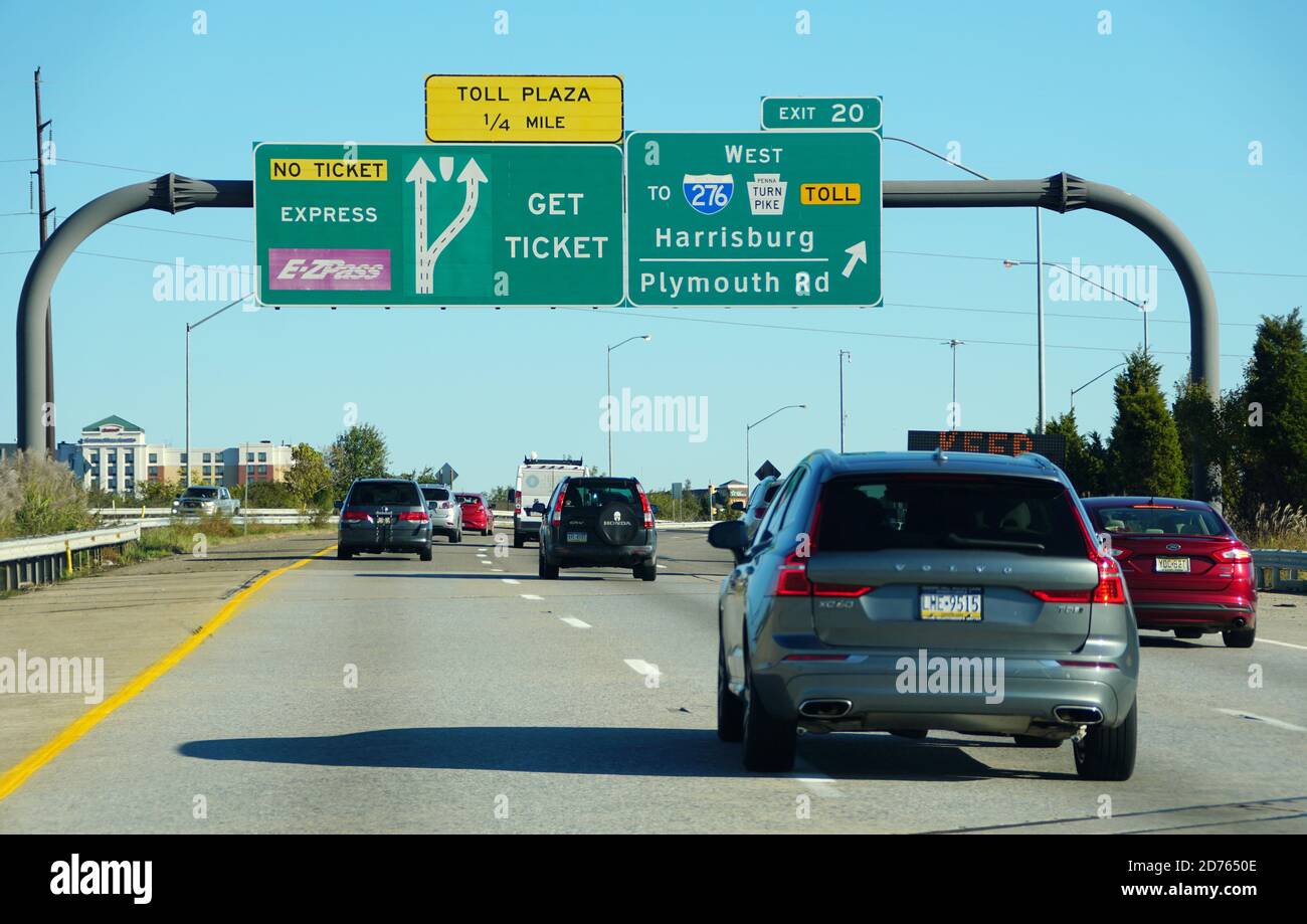 Pennsylvania turnpike hi-res stock photography and images - Alamy
