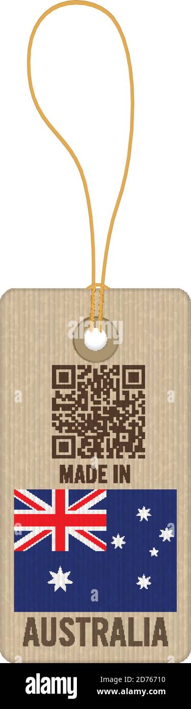 Tag made in Australia on a white background Stock Vector Image & Art ...
