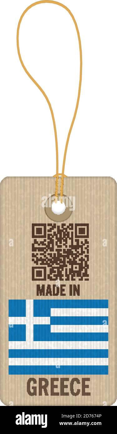 Tag made in Greece on a white background Stock Vector Image & Art - Alamy