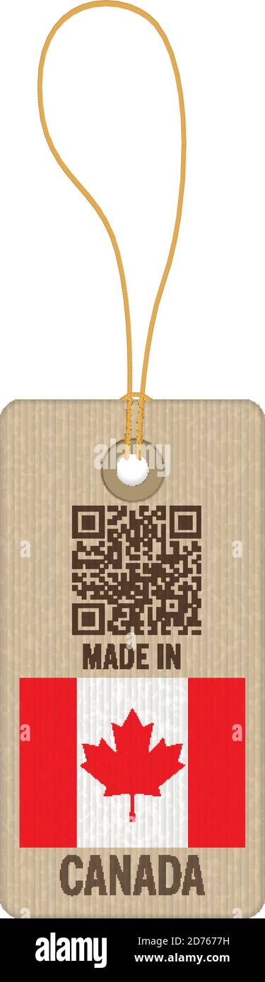 Made in canada label Stock Vector Images - Alamy