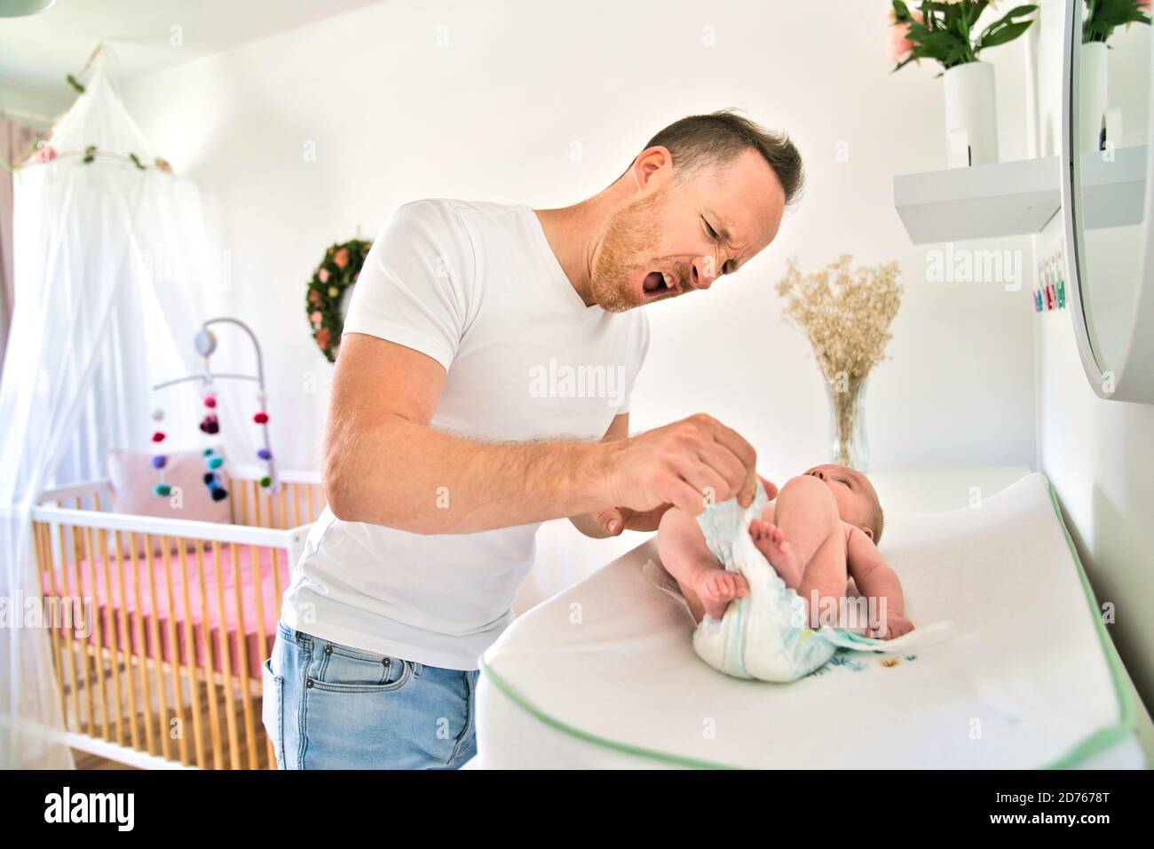Dirty baby diaper hi-res stock photography and images - Alamy