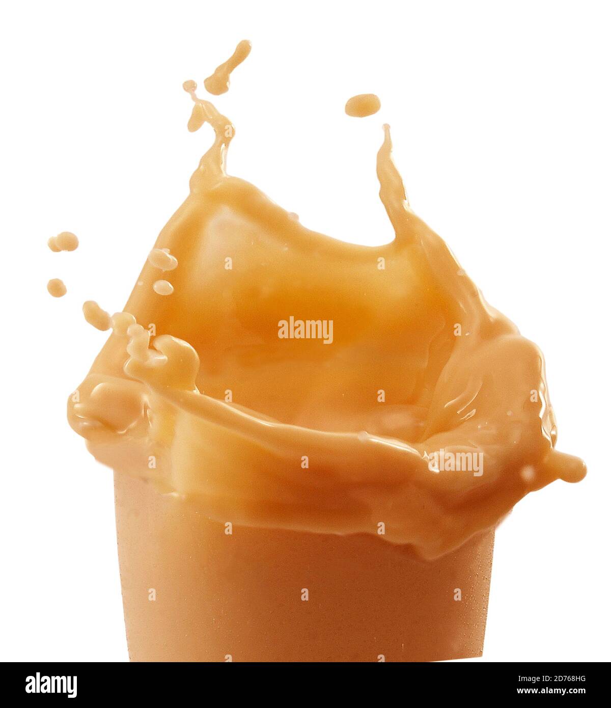 ice tea splash on white background Stock Photo - Alamy