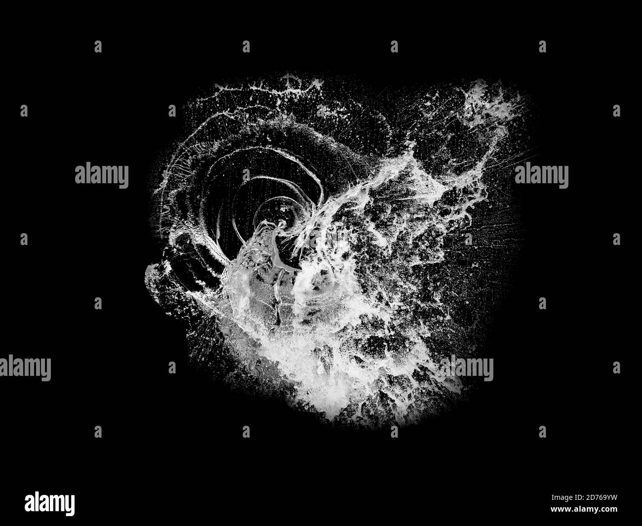 Stock image of water splash: High resolution water splashes isolated on ...