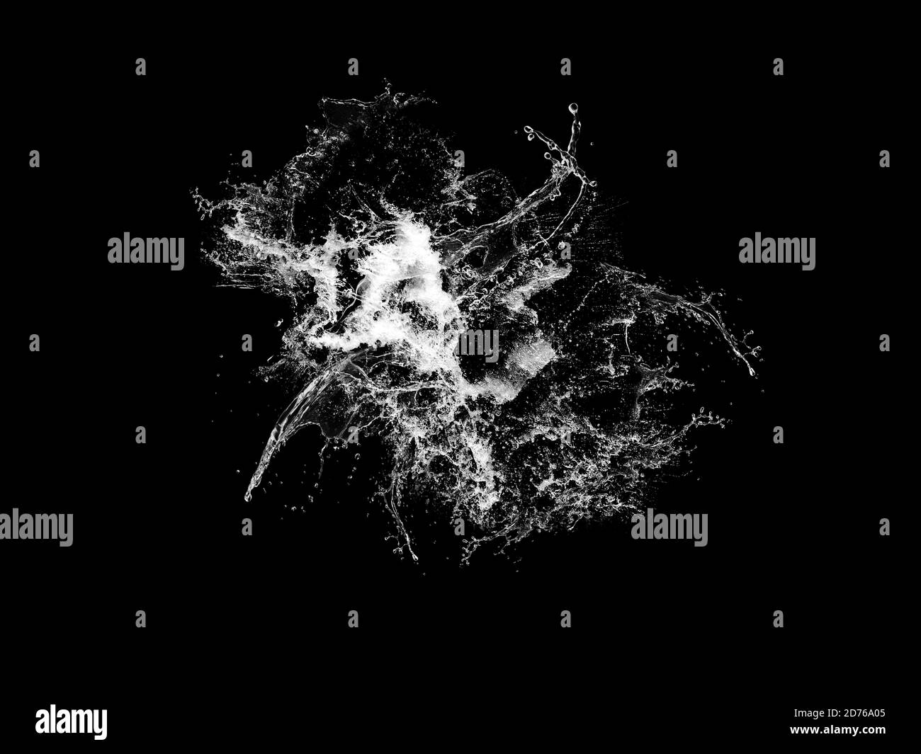 Stock image of water splash: High resolution water splashes isolated on ...
