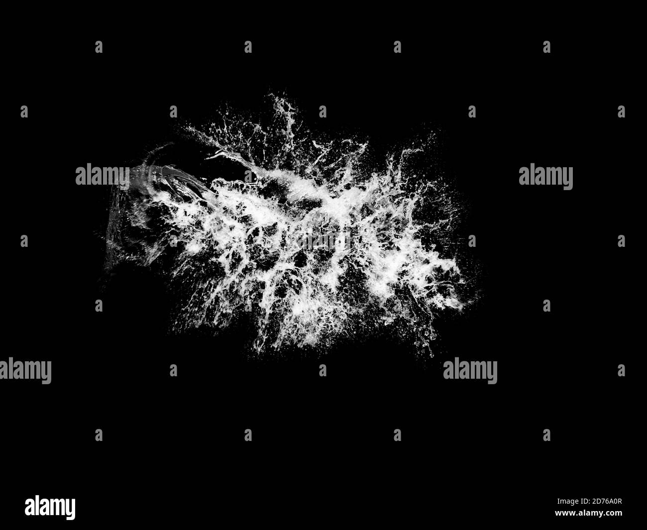 Stock image of water splash: High resolution water splashes isolated on ...