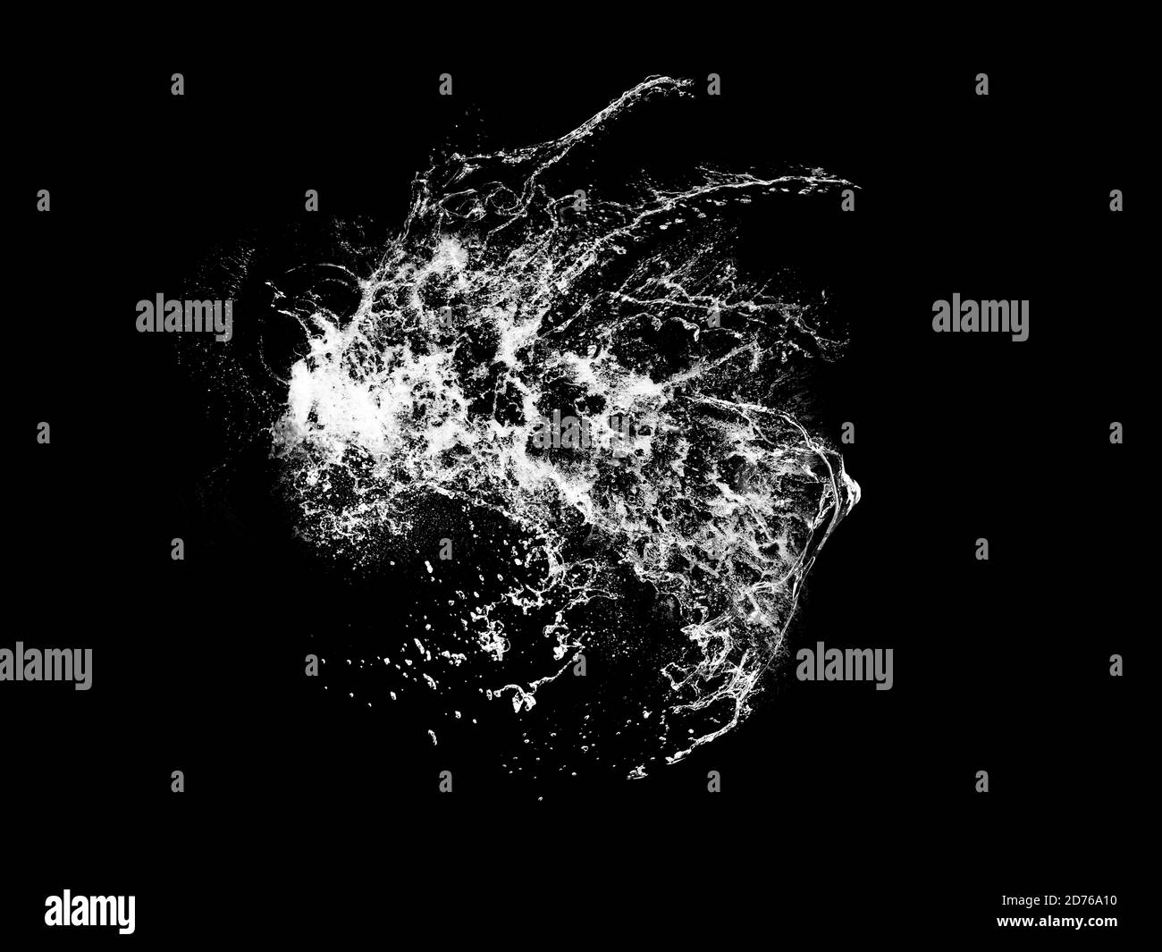 Stock image of water splash: High resolution water splashes isolated on ...