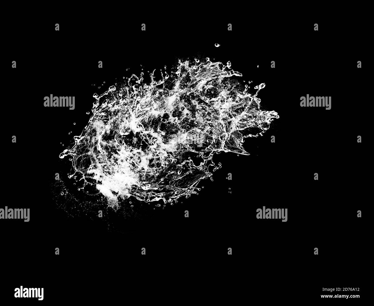 Stock image of water splash: High resolution water splashes isolated on ...