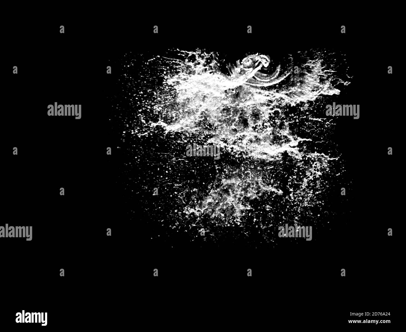 Stock image of water splash: High resolution water splashes isolated on ...