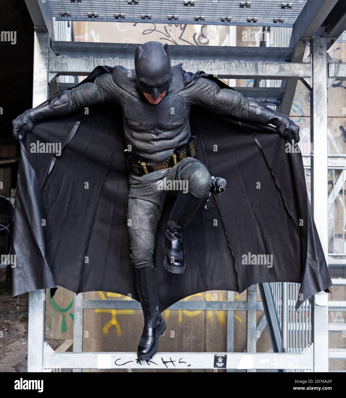 Umea, Norrland Sweden - September 5, 2020: cosplayers dressed as Batman ...