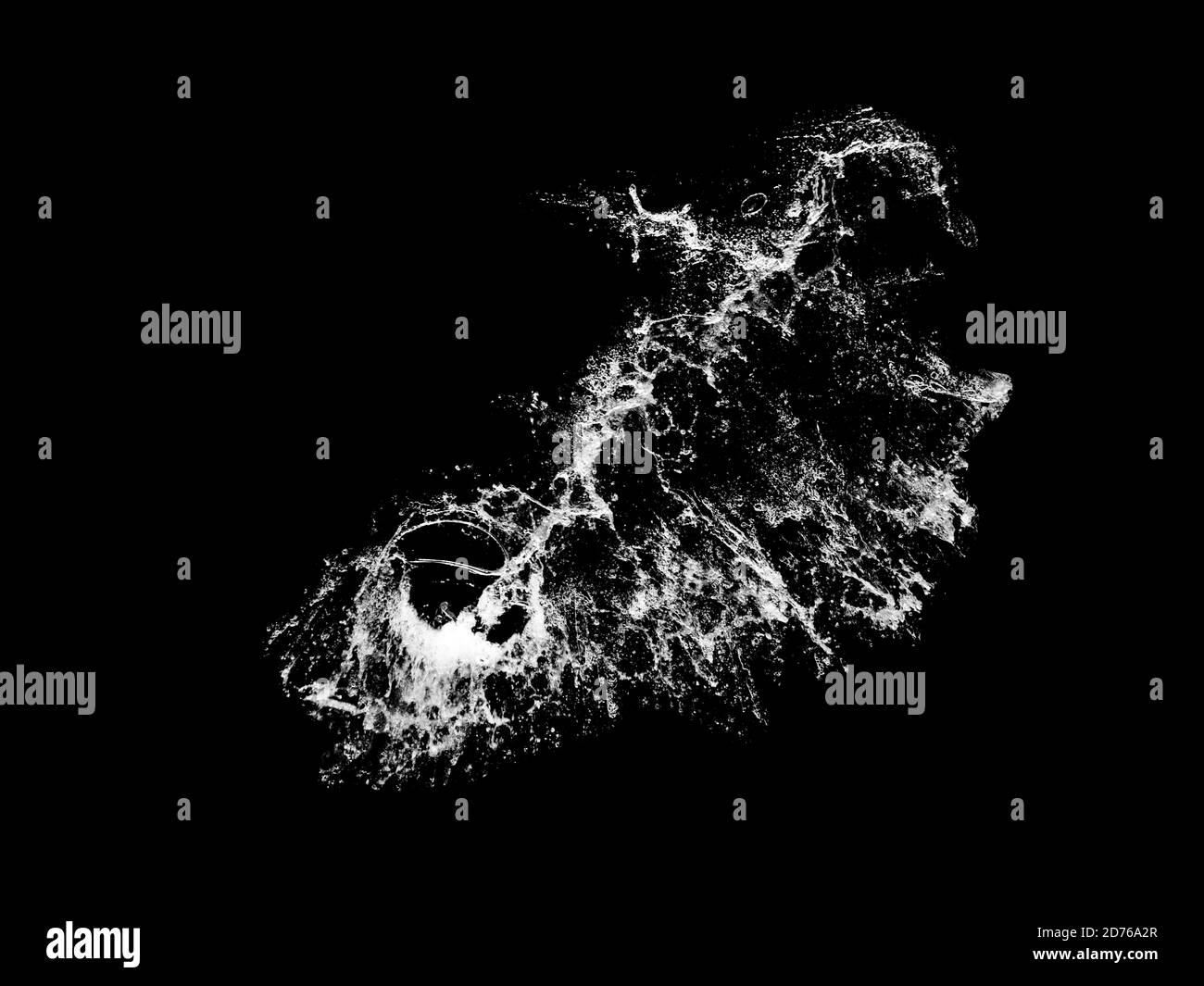 Stock image of water splash: High resolution water splashes isolated on ...