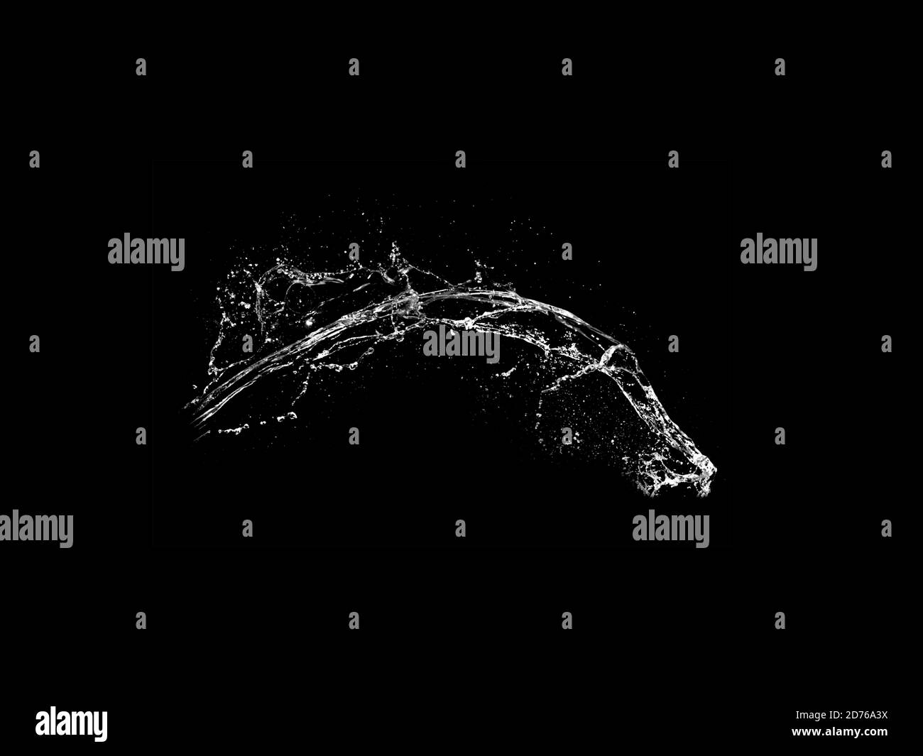 Stock image of water splash: High resolution water splashes isolated on ...