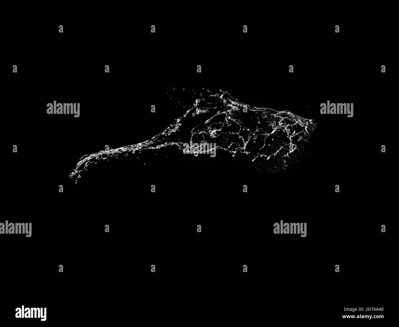 Stock image of water splash: High resolution water splashes isolated on ...