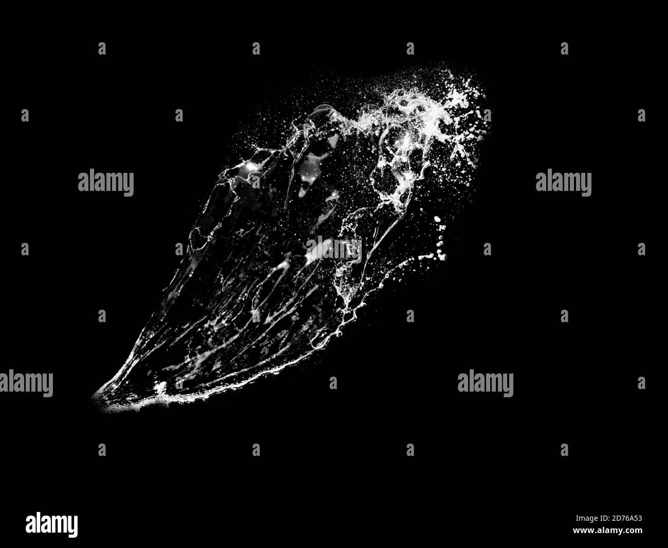 Stock image of water splash: High resolution water splashes isolated on ...
