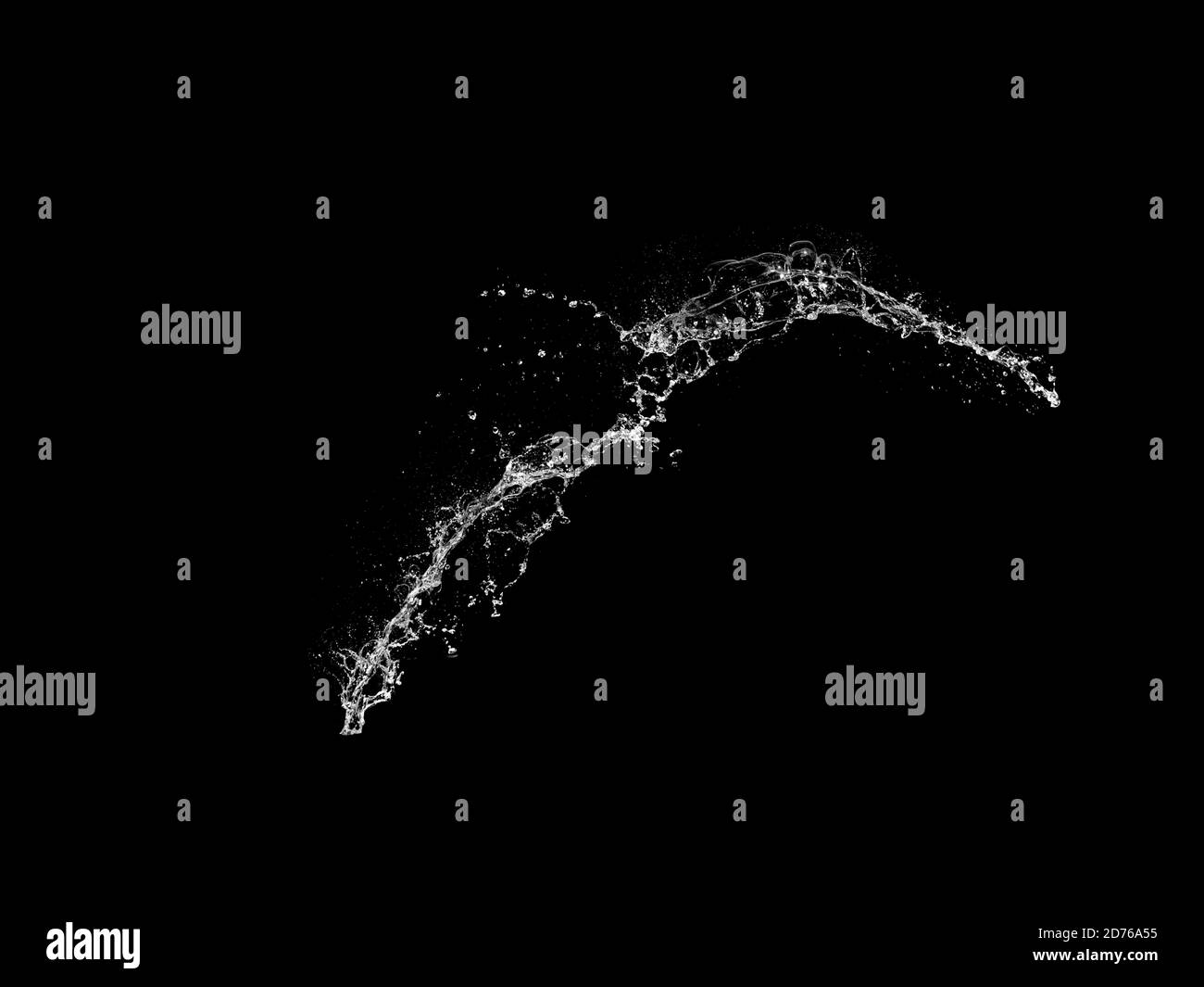 Stock image of water splash: High resolution water splashes isolated on ...
