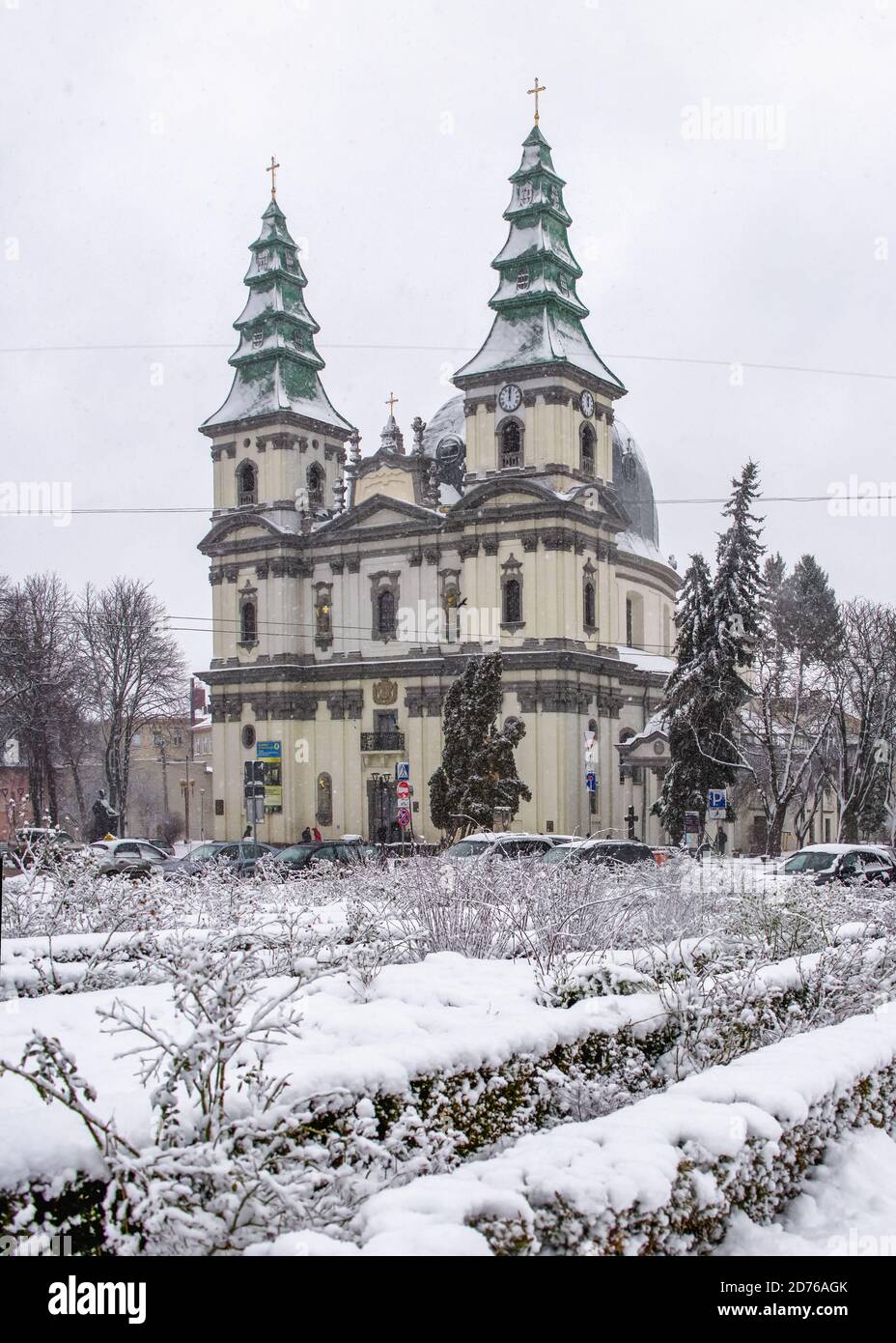 Ternopil, Ukraine 01.05.2020. Church of the Immaculate Conception of ...