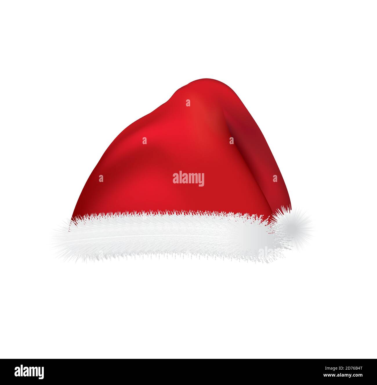 Santa Claus cap. vector illustration Stock Vector Image & Art - Alamy