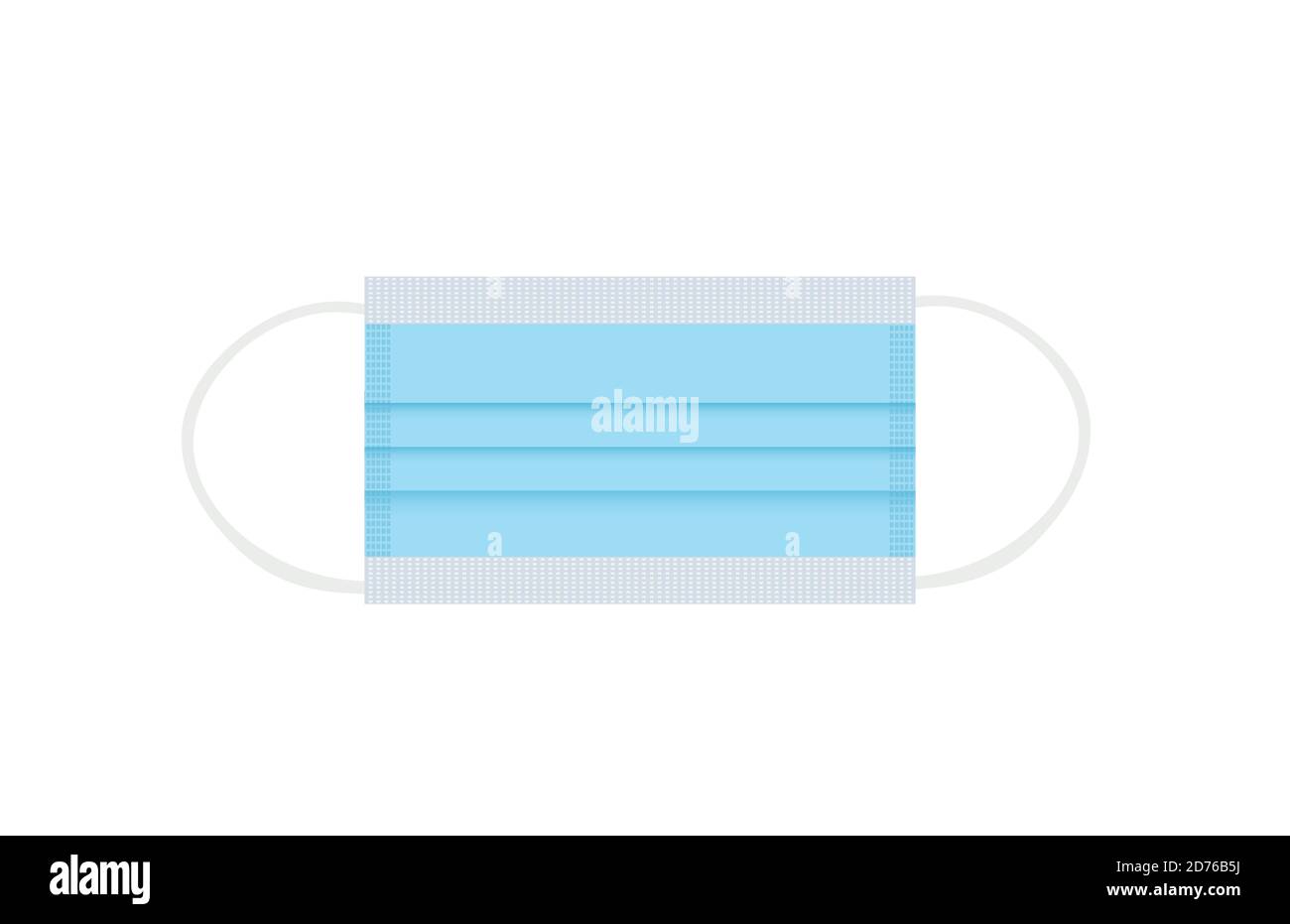 Blue surgery mask. vector illustration Stock Vector Image & Art - Alamy