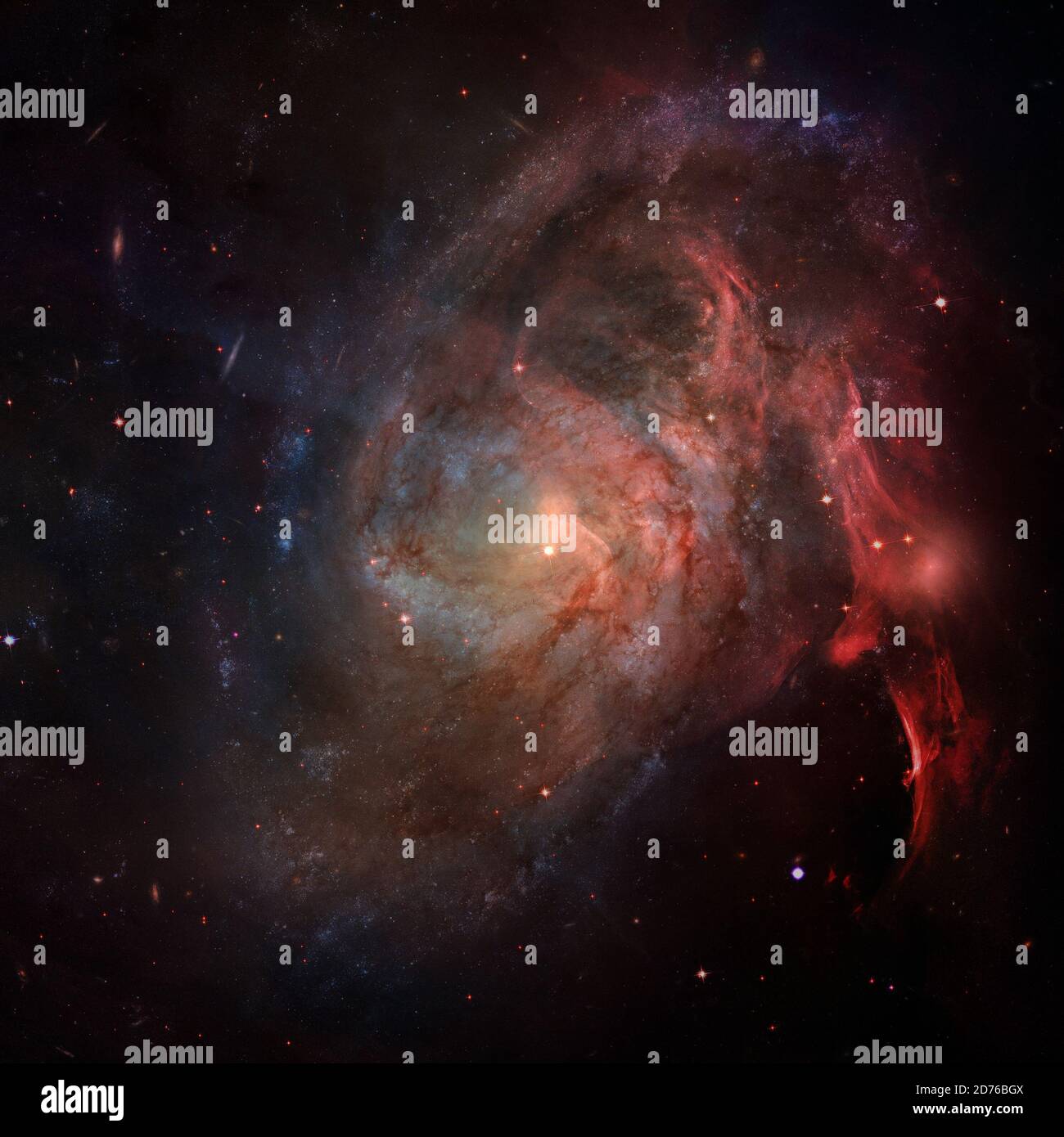 Spiral Galaxy. Elements of this image furnished by NASA Stock Photo - Alamy