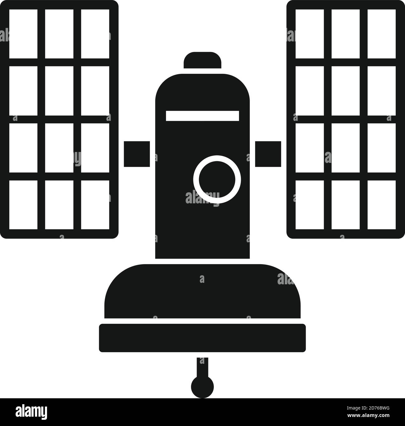 Connection satellite icon. Simple illustration of connection satellite ...