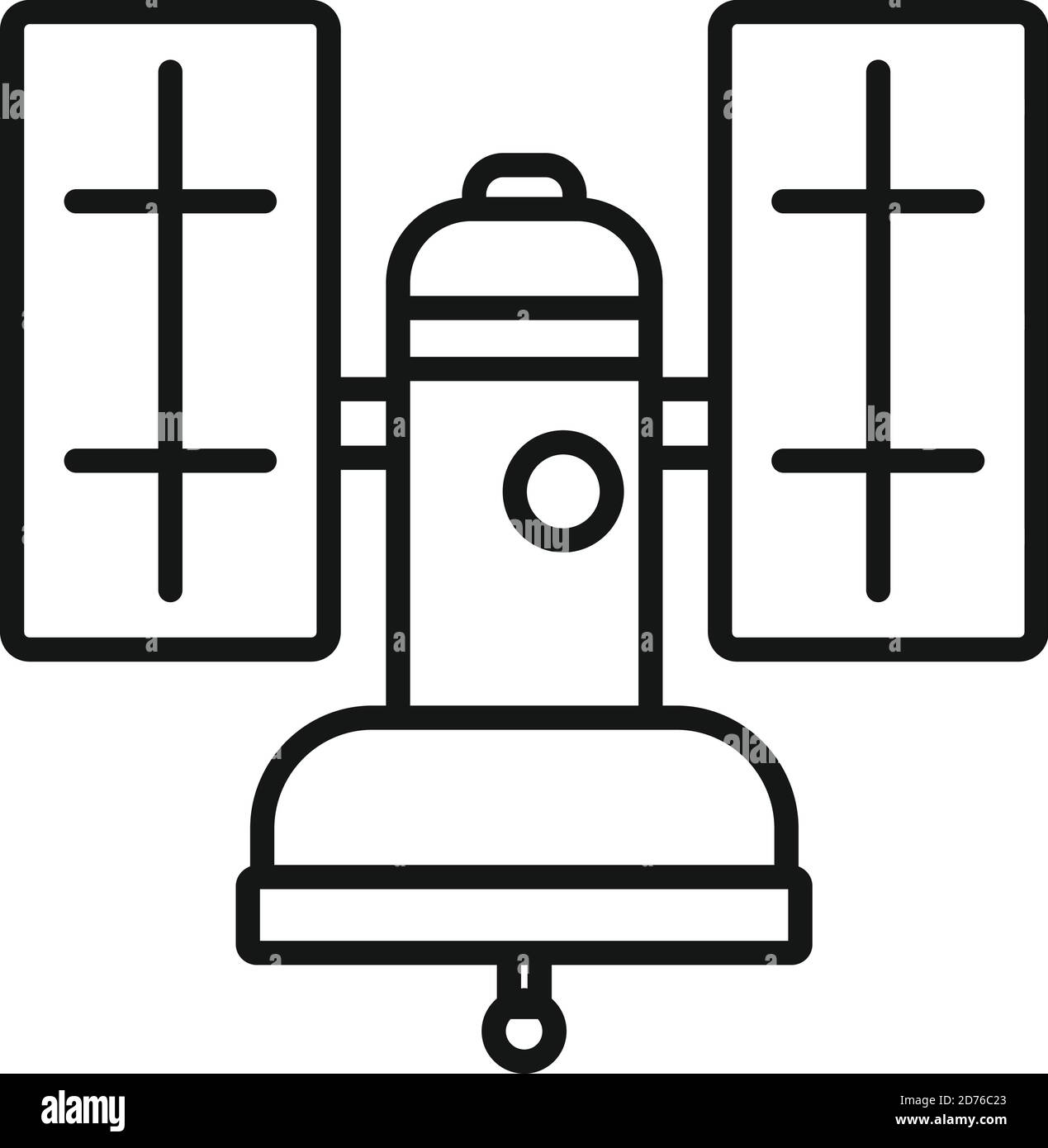Orbit satellite icon. Outline orbit satellite vector icon for web ...