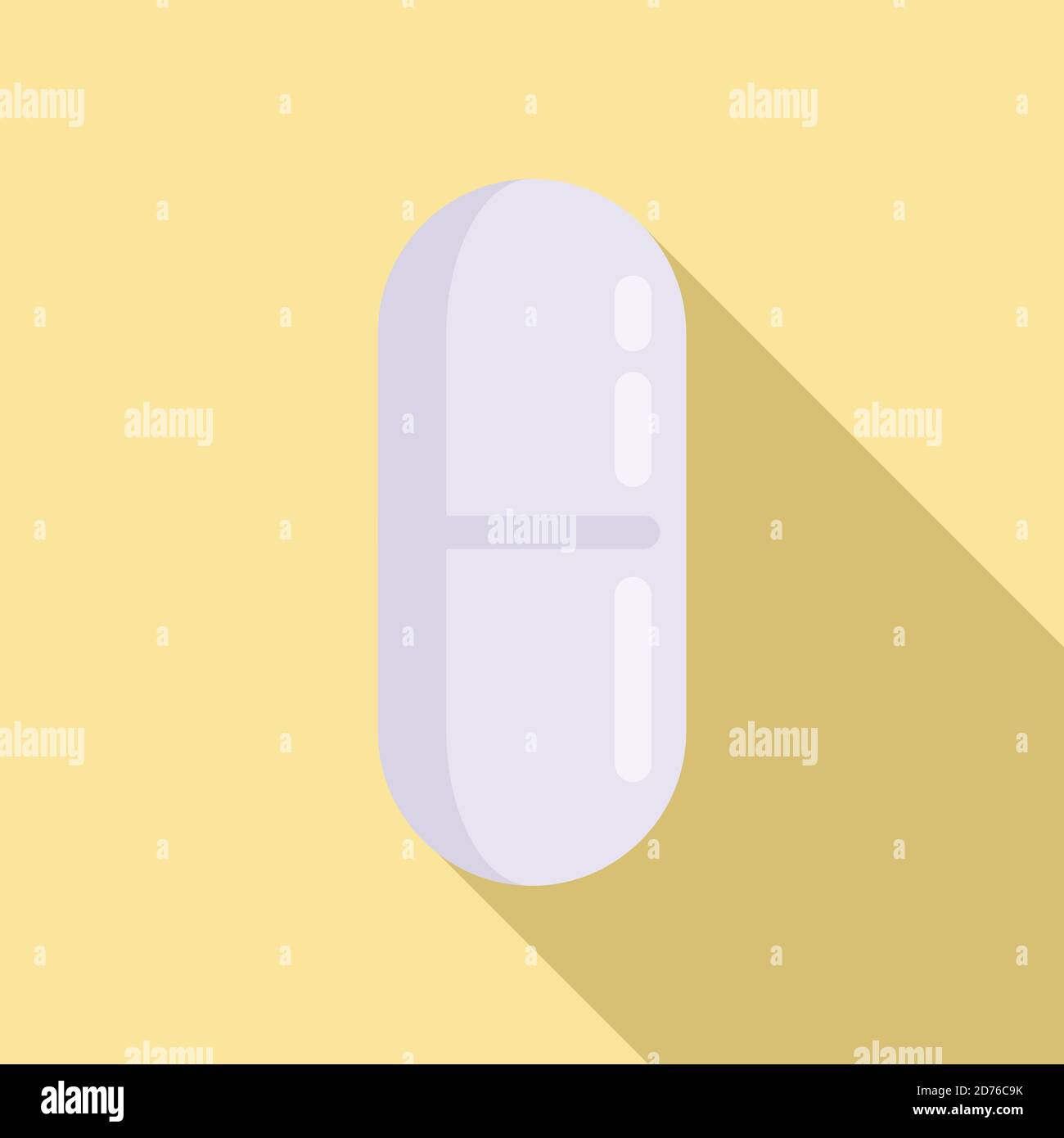 Refill capsule icon. Flat illustration of refill capsule vector icon ...