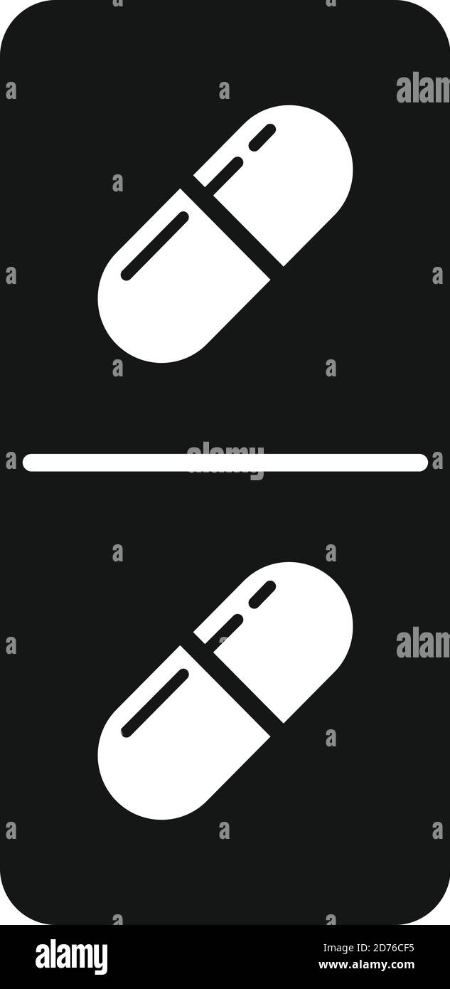 Medical pill icon. Simple illustration of medical pill vector icon for ...