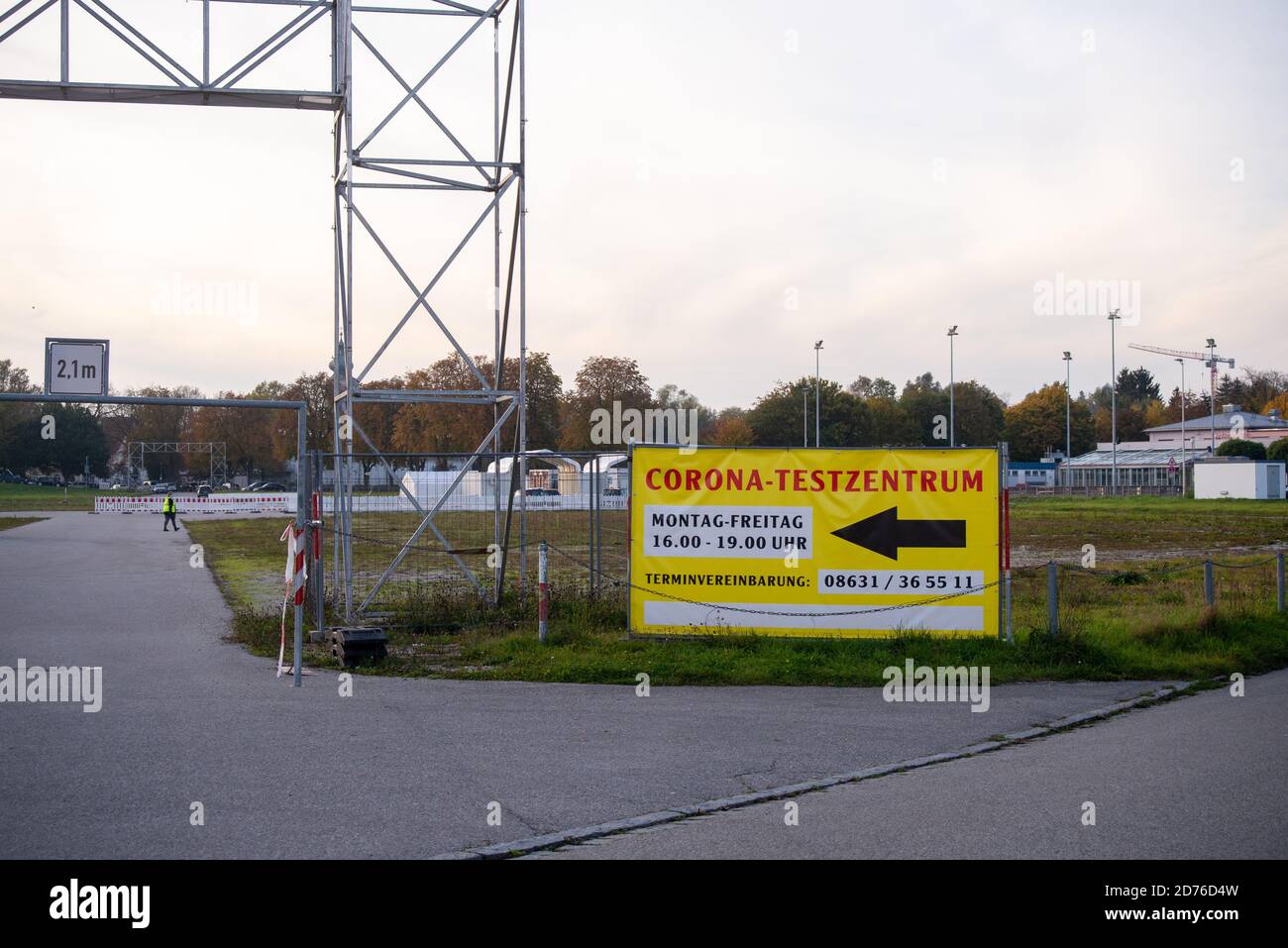 Muehldorf,Germany-October 20,2020: View of entrance to a Coronavirus ...