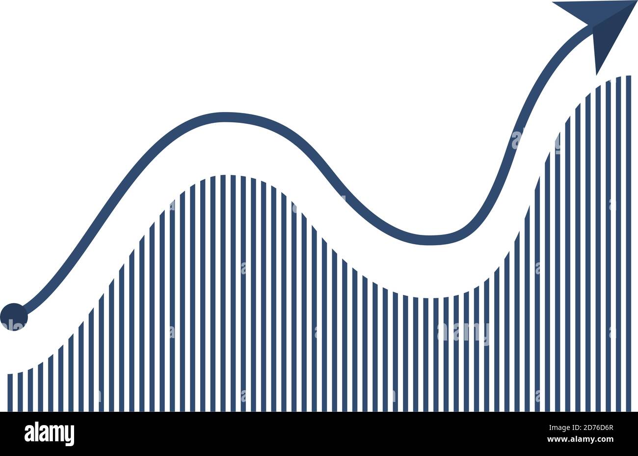 statistics arrow infographic isolated icon vector illustration design ...