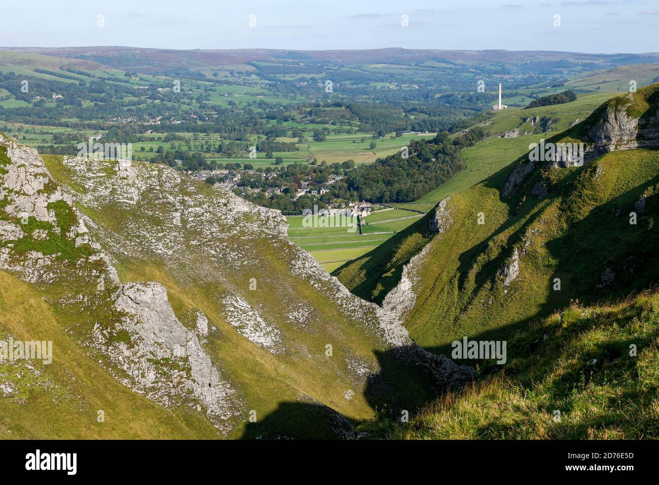 Castleton in Derbyshire Peak District England UK Stock Photo - Alamy