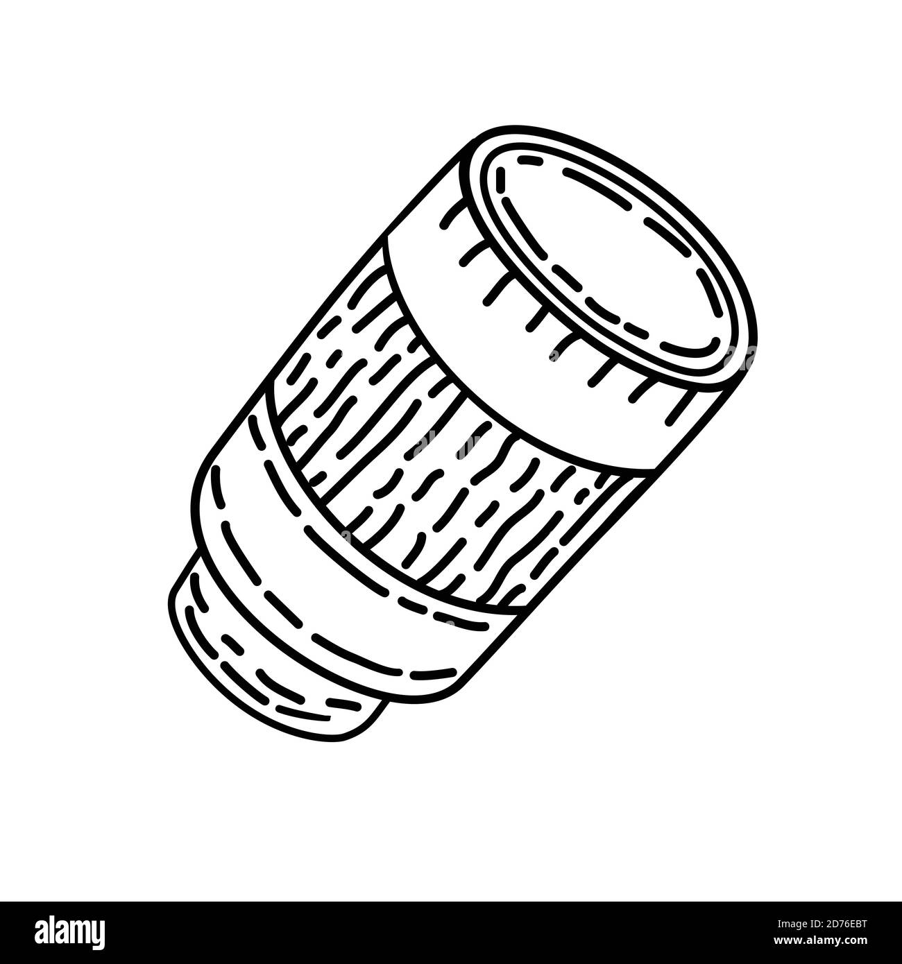Camera Lens Icon vector. Doodle Hand Drawn or Black Outline Icon Style ...
