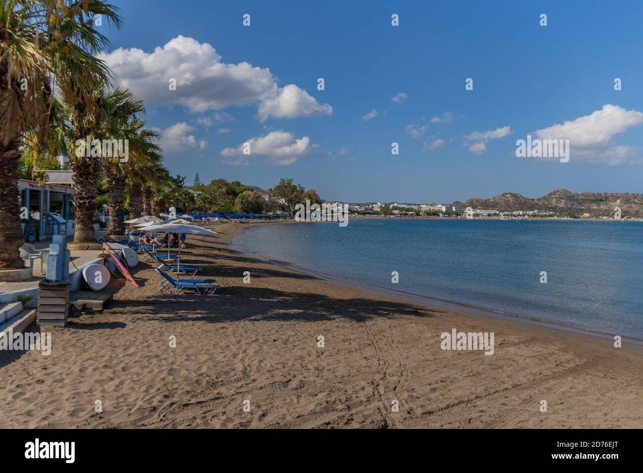 Holiday feeling on the Greek sun island in the eastern Mediterranean ...
